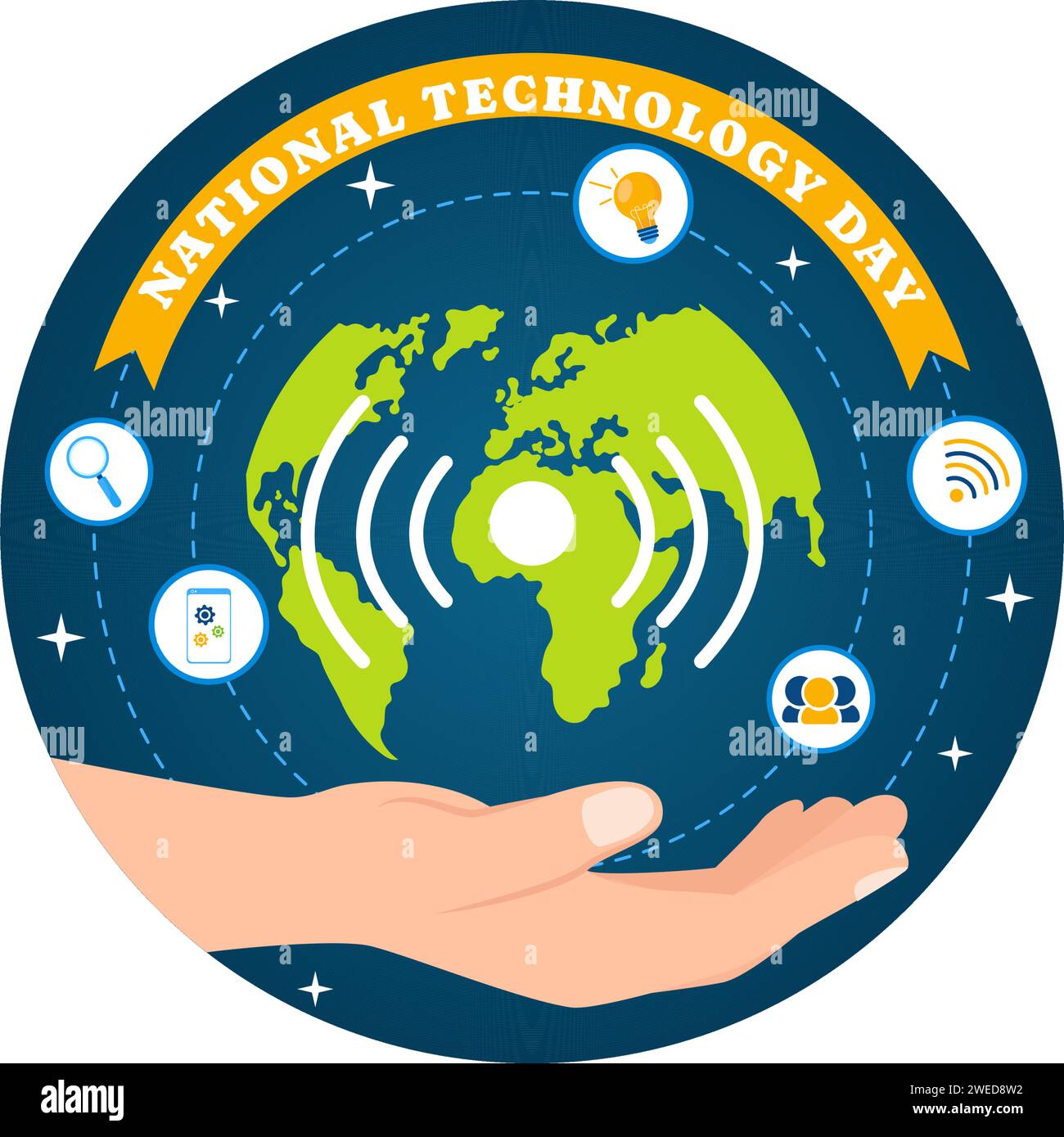 National Technology Day Vector Illustration on 11 May with Creative ...