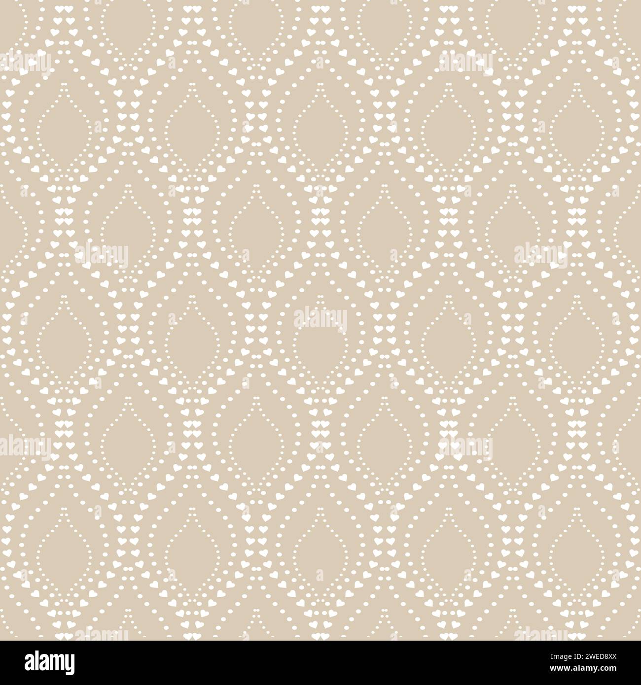 Abstract geometric pattern with points, lines. A seamless vector ...
