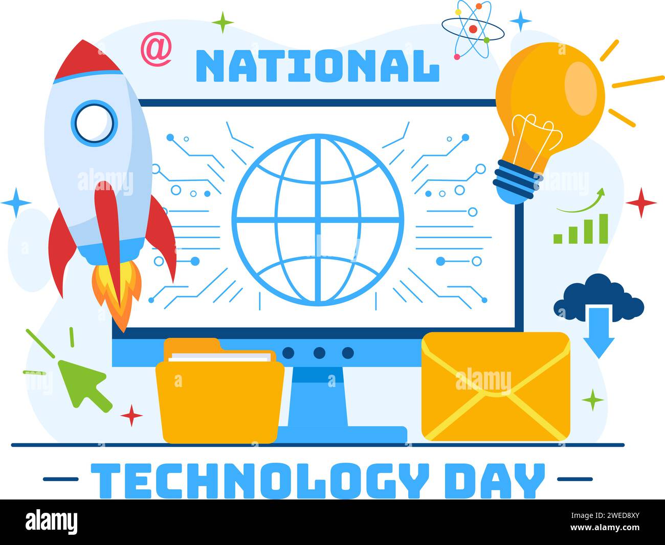 National Technology Day Vector Illustration on 11 May with Creative ...