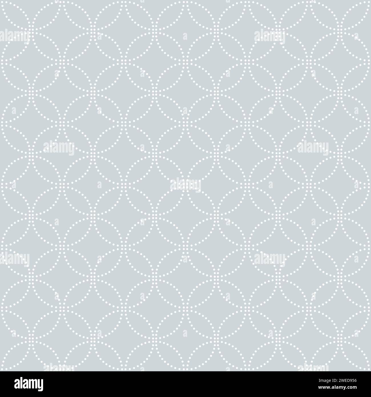 Vector pattern with circles. Geometric seamless simple grey and white ...
