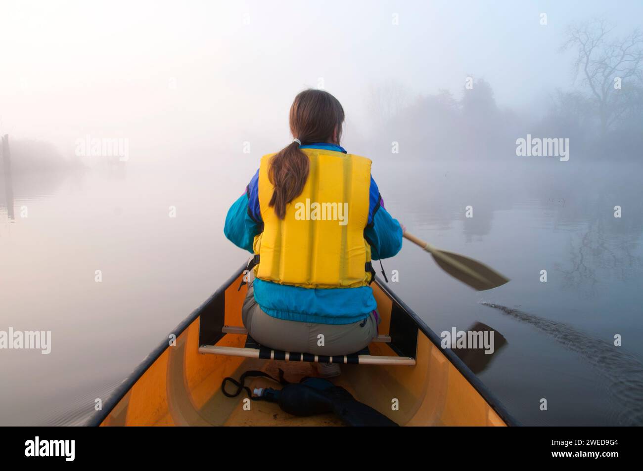 Canoeing on Brooks Slough, Julia Butler Hansen Refuge for the Columbian ...