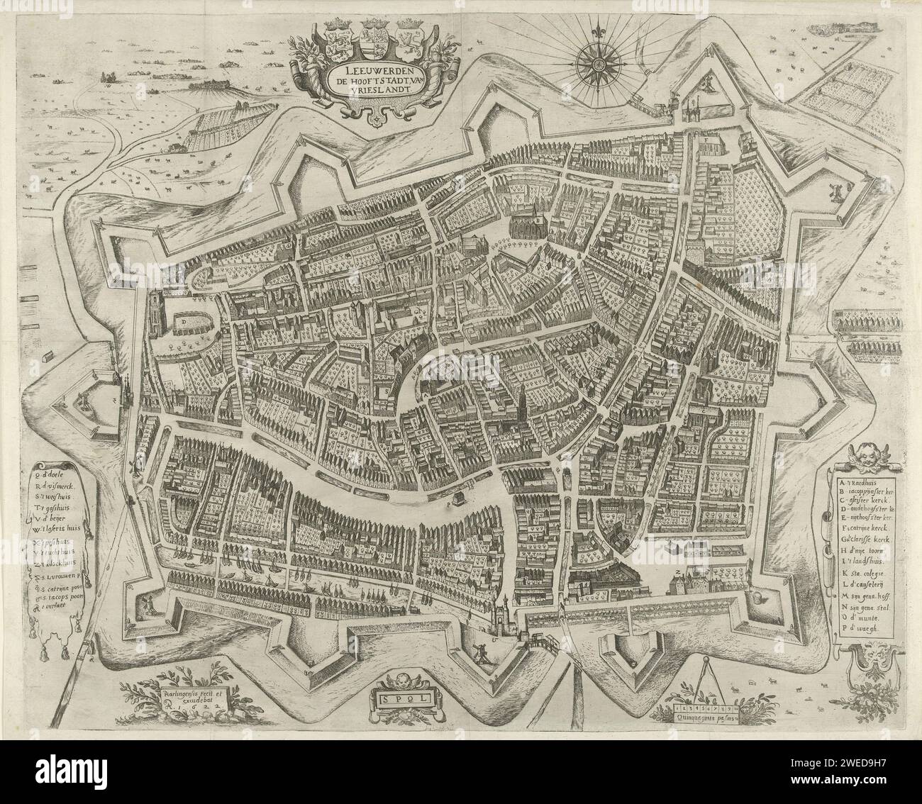 Map of harlingen hi-res stock photography and images - Alamy