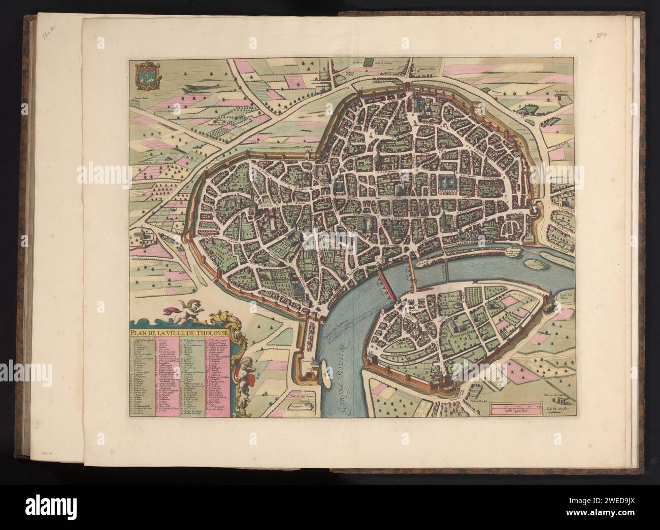 Map of toulouse hi-res stock photography and images - Alamy