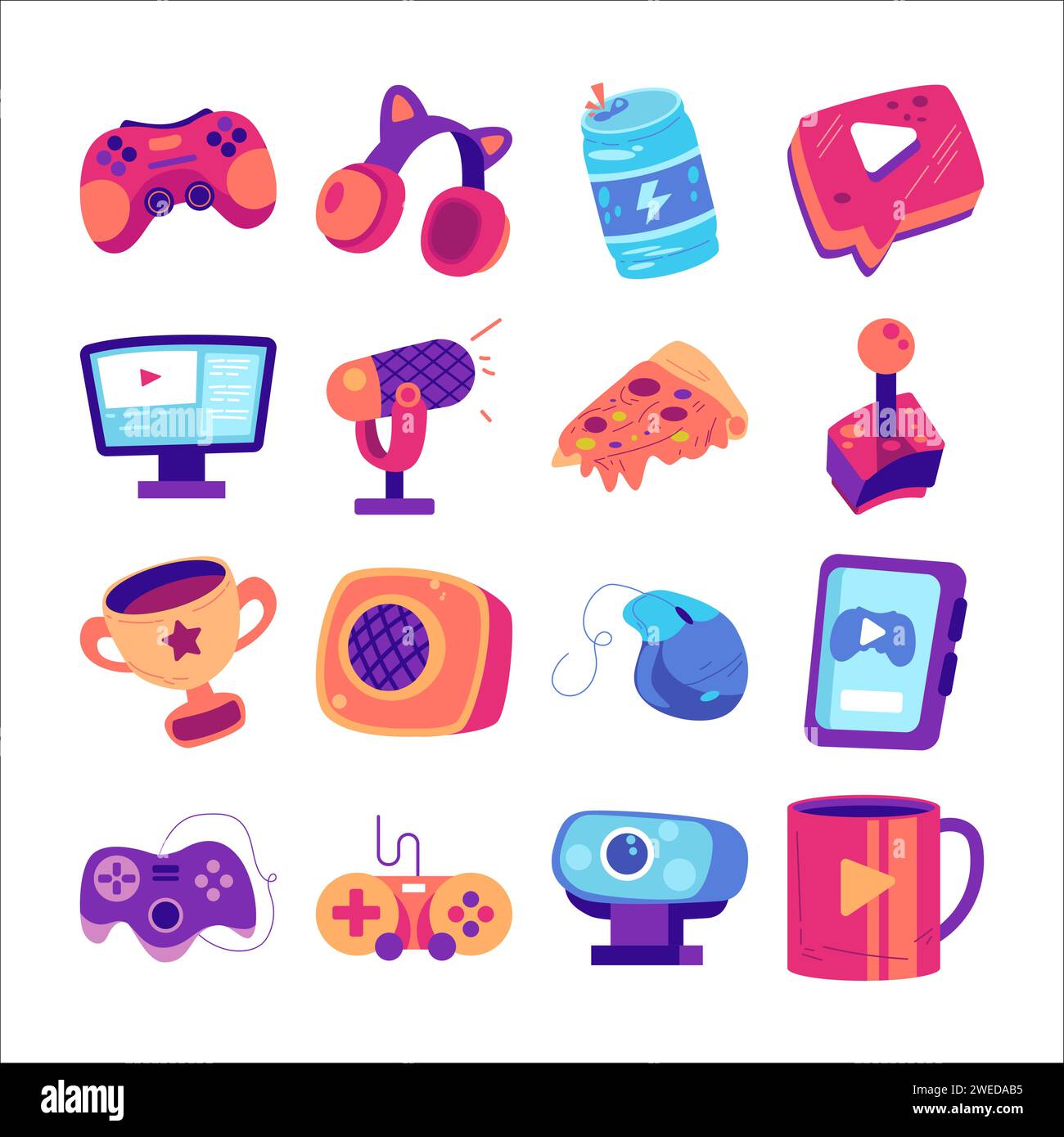 Streamer vector hi-res stock photography and images - Alamy