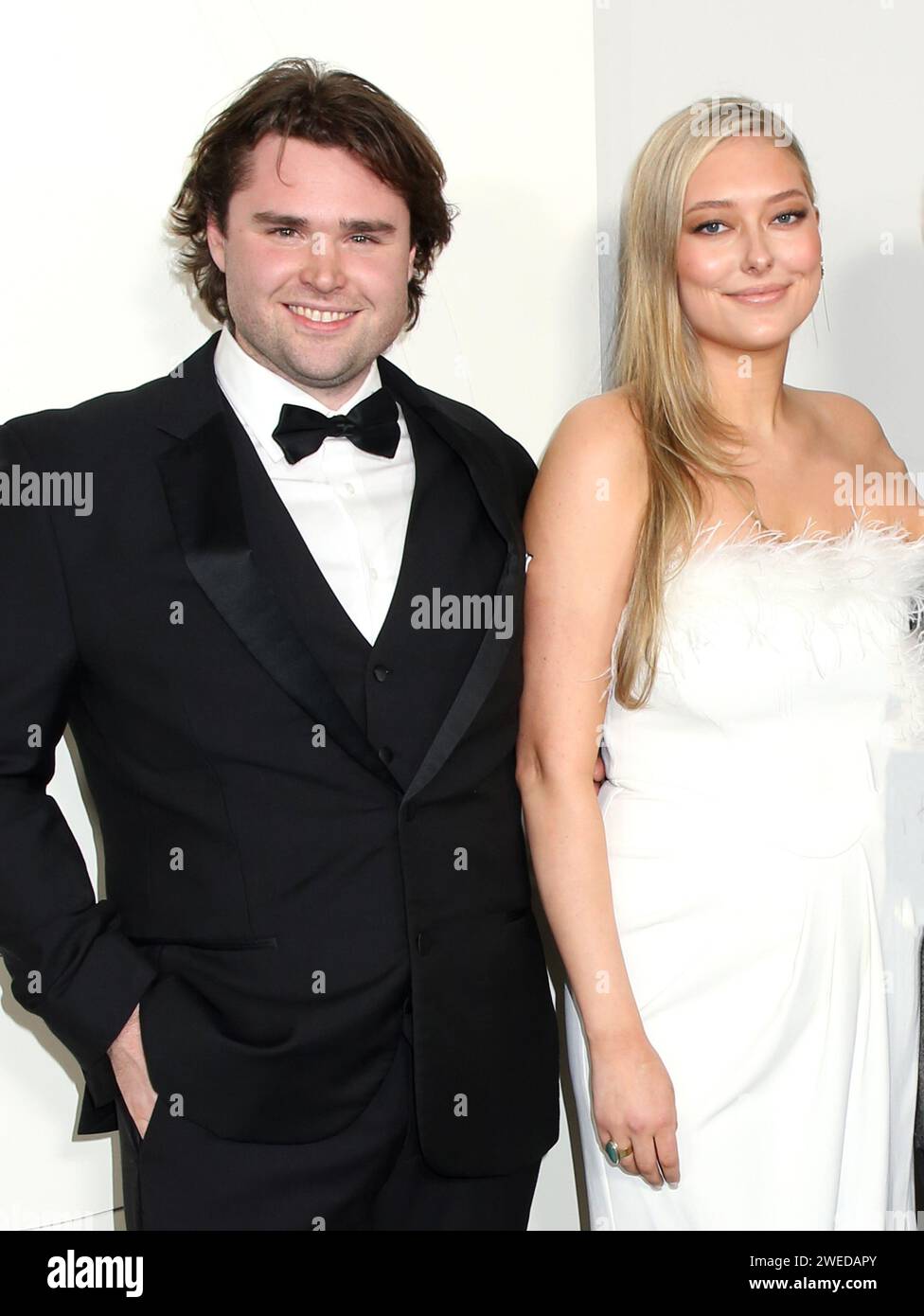 New York City, USA. 23rd Jan, 2024. Gill Williams and Elinor Williams ...