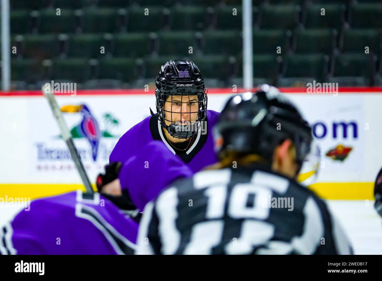 Minneapolis, Minnesota, USA. 24th Jan, 2024. Minnesota Forward MICHELA ...