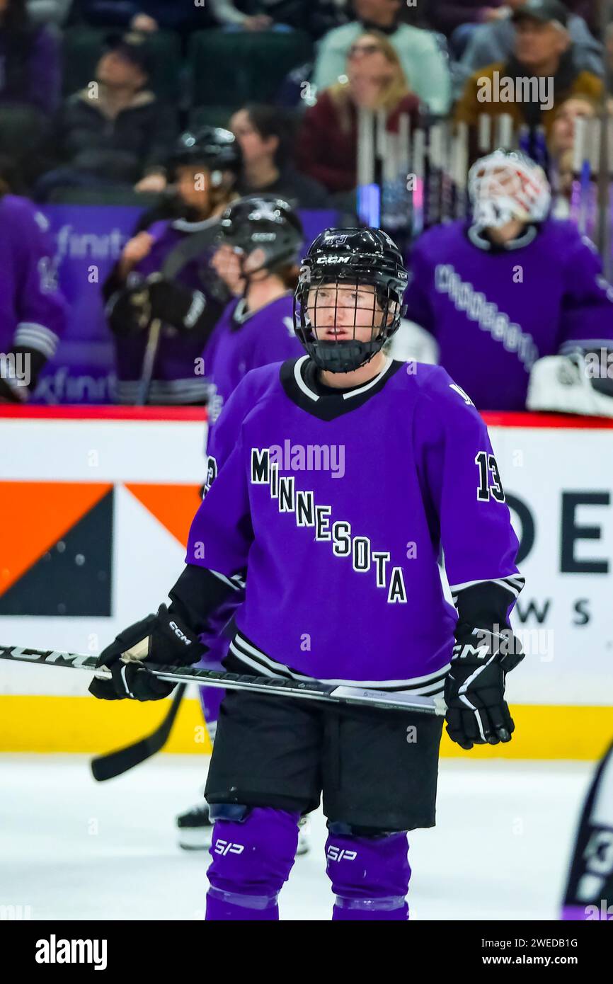 Minneapolis, Minnesota, USA. 24th Jan, 2024. Minnesota Forward GRACE ...