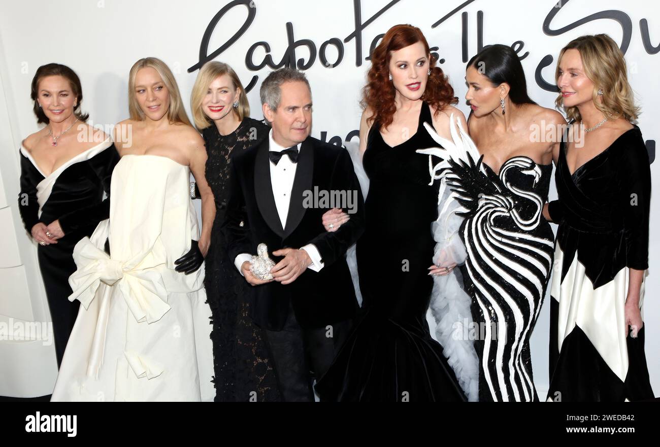 New York City, USA. 23rd Jan, 2024. Diane Lane, Chloe Sevigny, Naomi ...