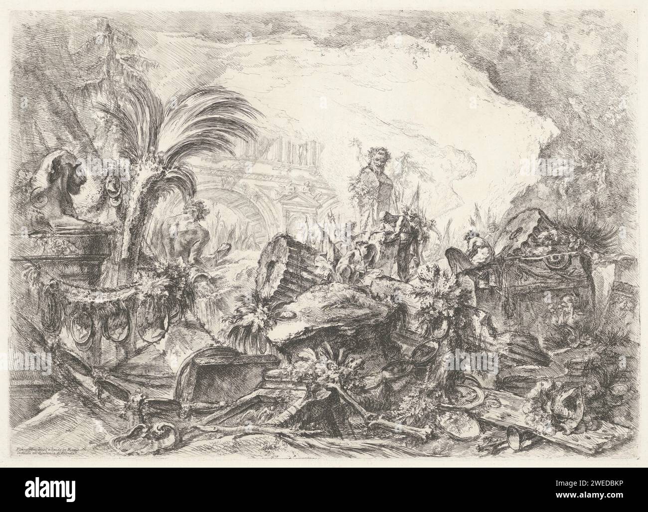 Triomfboog, Giovanni Battista Piranesi, in Ont After 1747 print ...