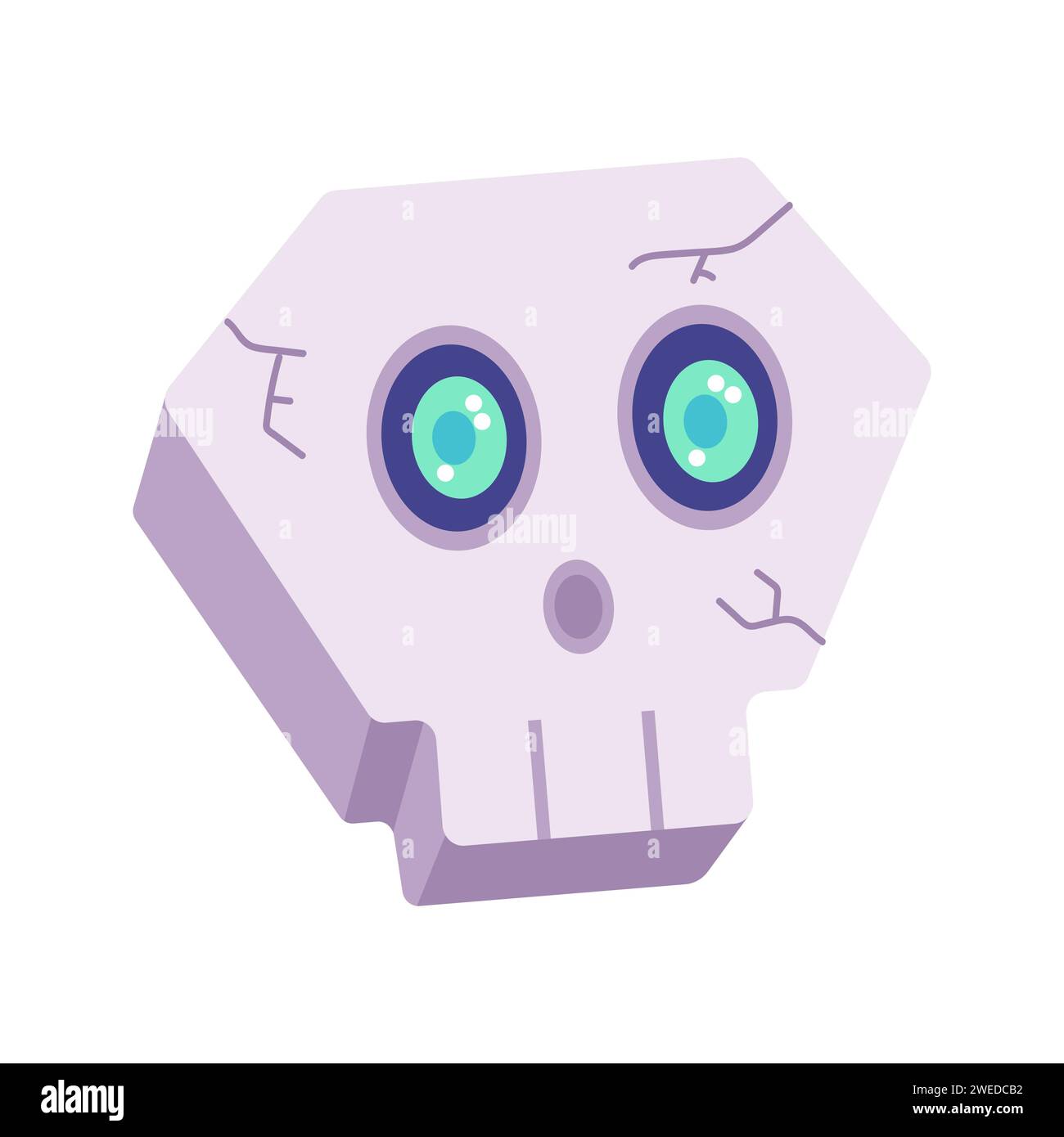 Tombstone skull icon cartoon Stock Vector Images - Alamy
