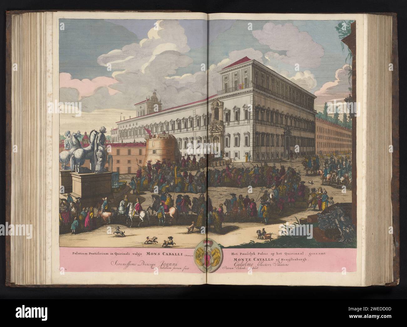 Piazza del Quirinale Te Rome, Pieter Schenk (i), 1693 - 1717 print View ...