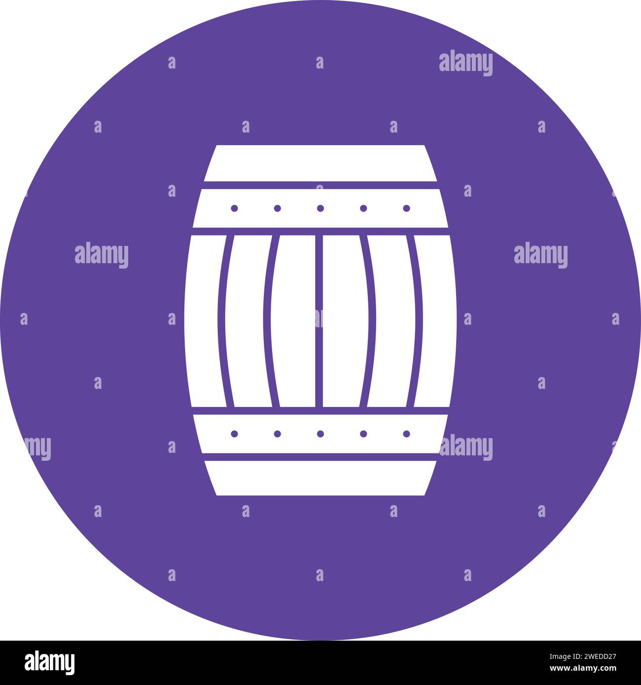 Barrel icon vector image Stock Vector Image & Art - Alamy
