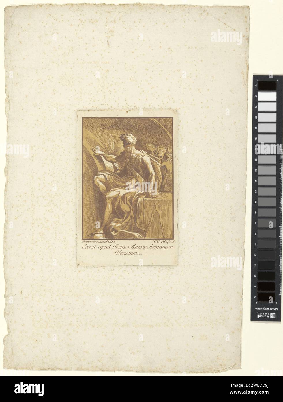 Allegorical composition with mythological figures, Cesare Massimiliano ...