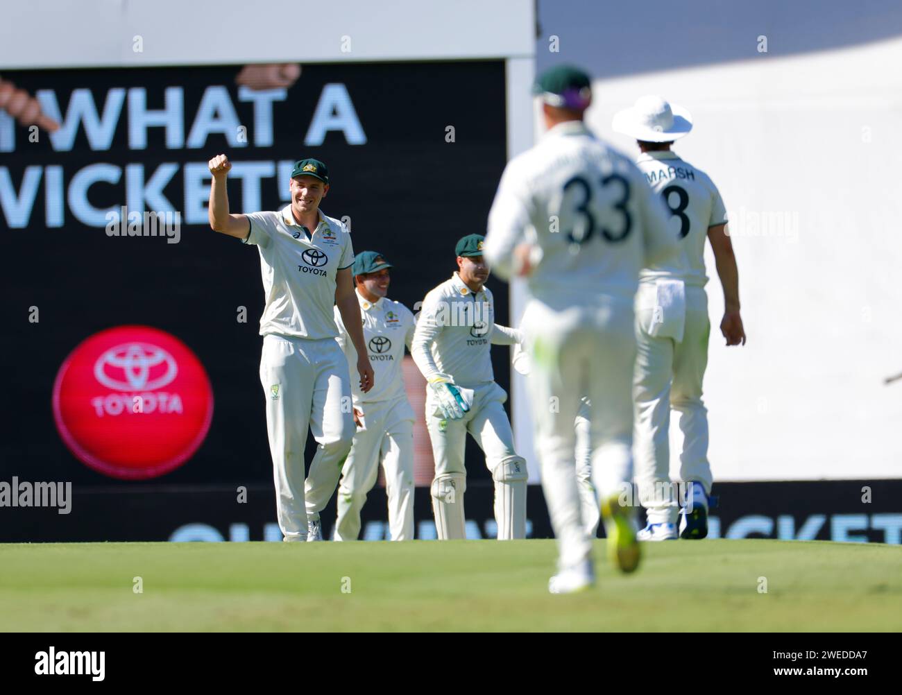 Brisbane, Australia. 25th Jan 2024. Tagenarine Chanderpaul (30 West ...