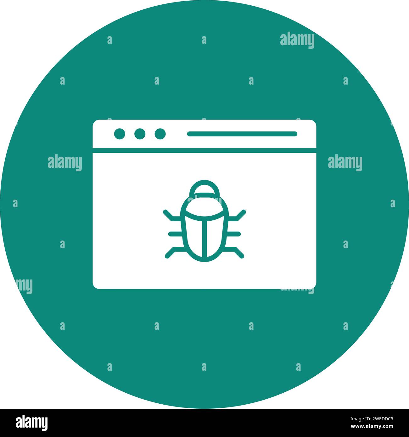 Bug Fixing icon vector image Stock Vector Image & Art - Alamy