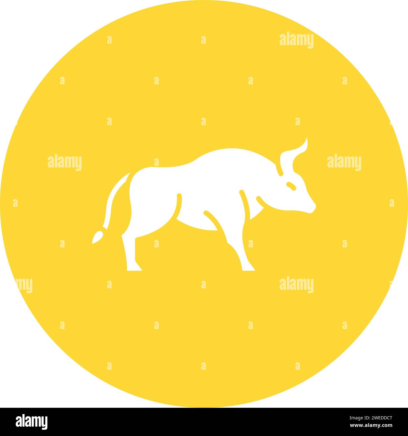 Buffalo icon vector image Stock Vector Image & Art - Alamy