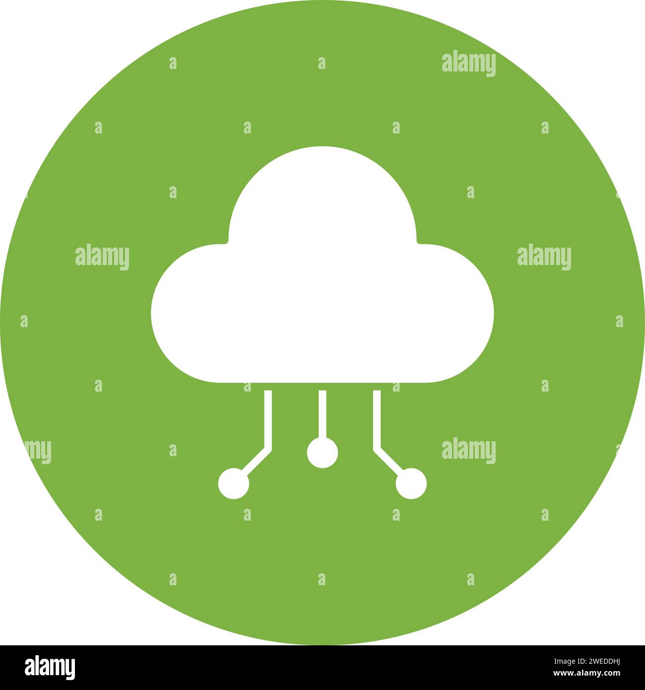 Cloud Data Distribution icon vector image Stock Vector Image & Art - Alamy