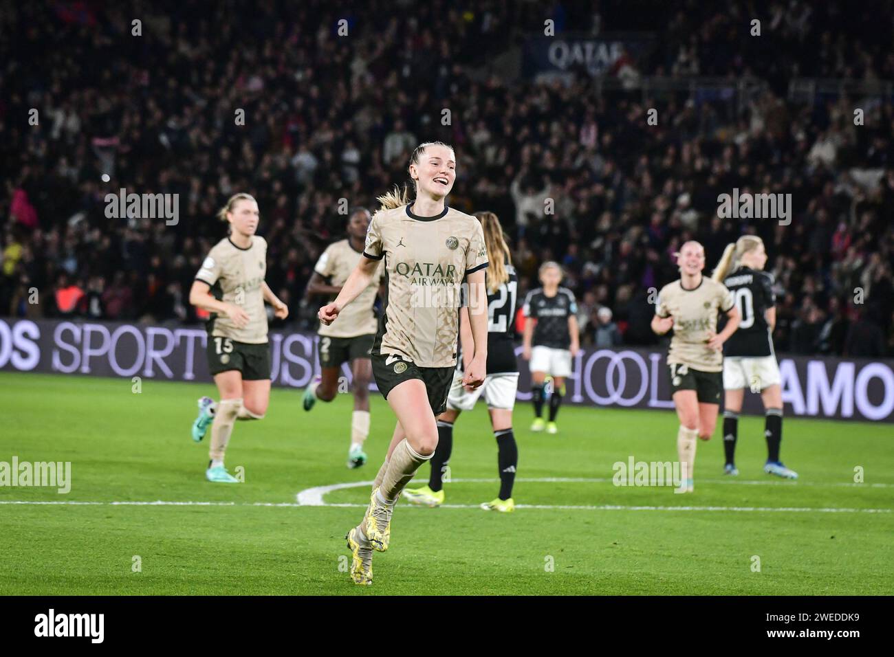 Paris, France. 24th Jan, 2024. Paris Saint-Germain's forward Jade Le ...