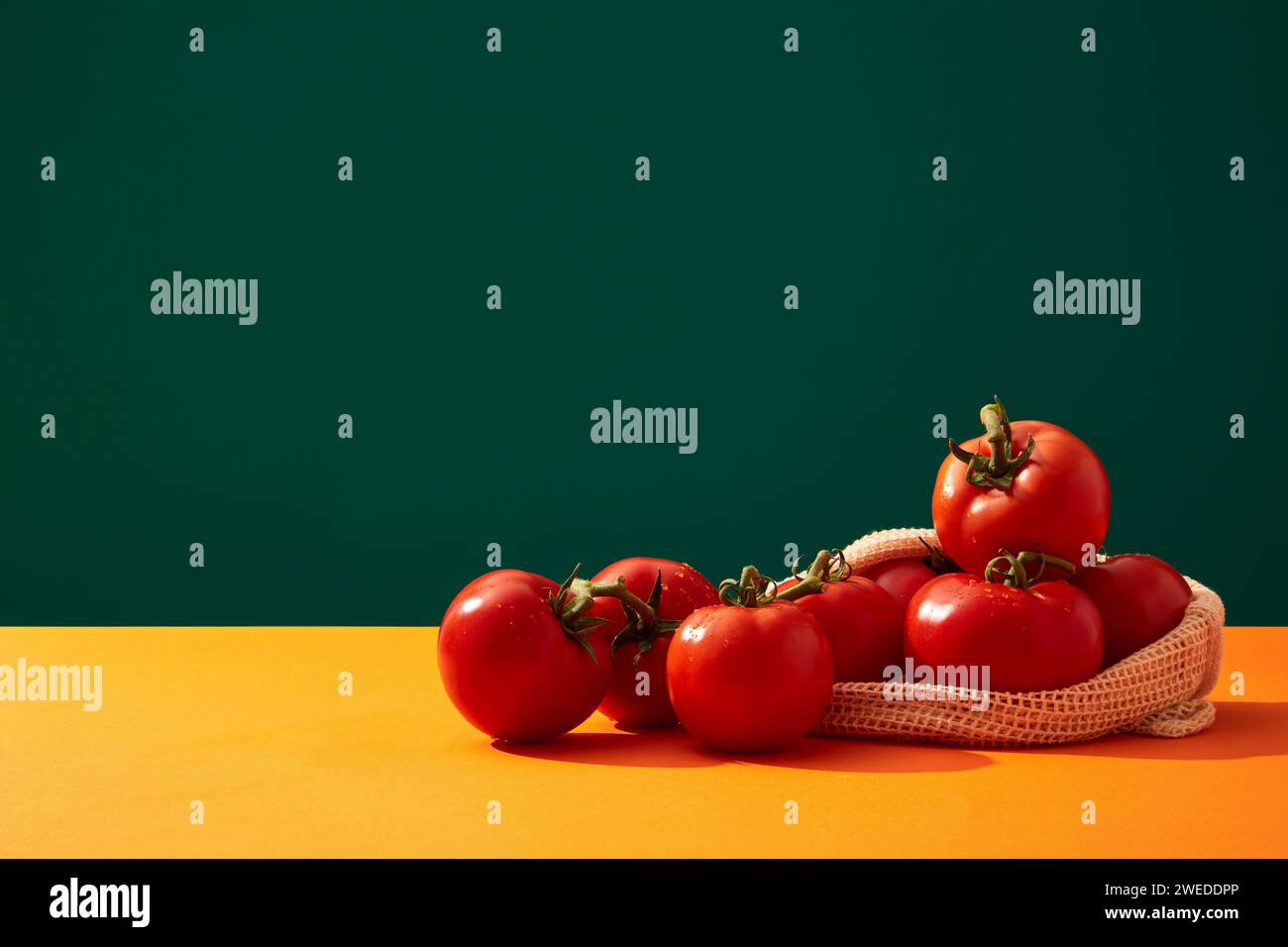 Front view of several red tomatoes over dark blue background. Tomato ...