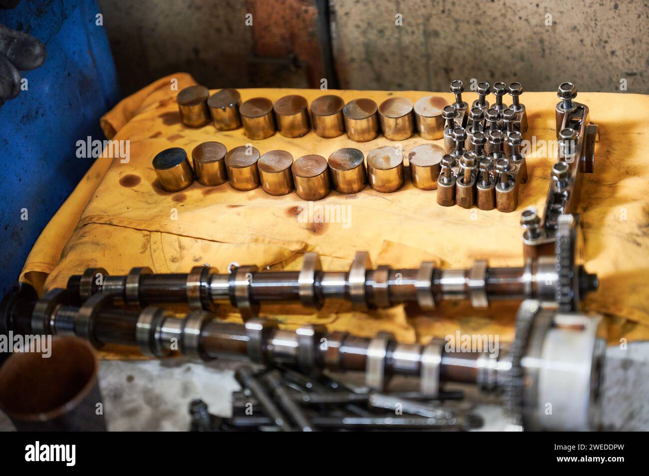 Professional mechanics using tools equipment hi-res stock photography ...