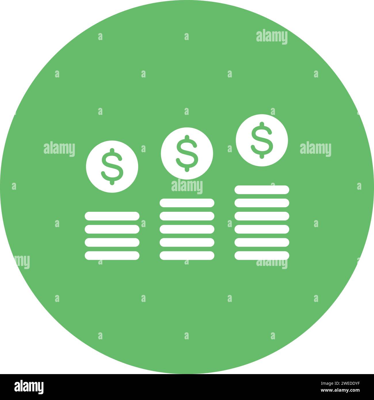 Coins icon vector image Stock Vector Image & Art - Alamy
