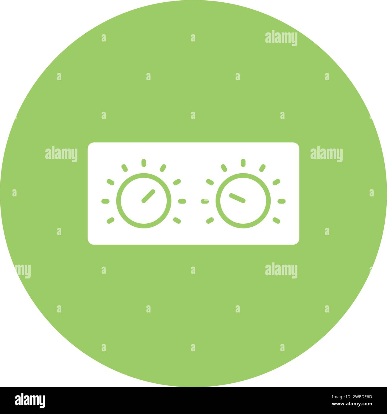 Control Knobs icon vector image Stock Vector Image & Art - Alamy
