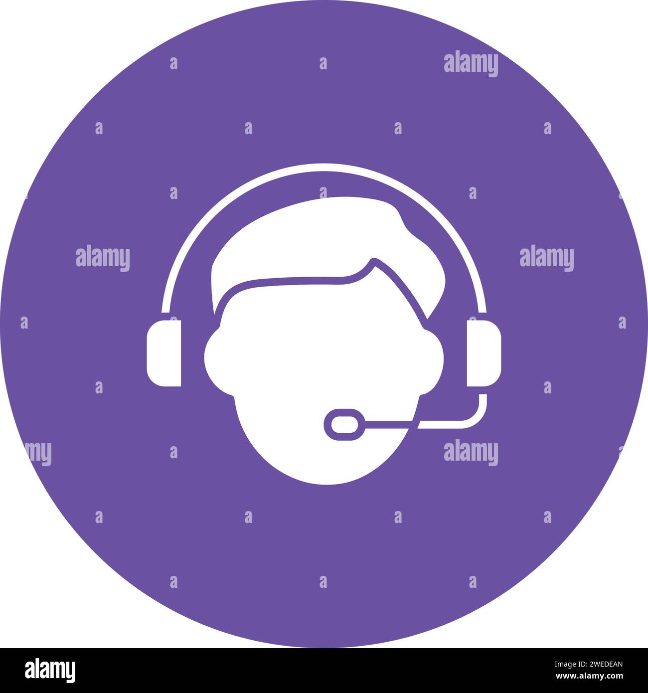 Customer Care icon vector image Stock Vector Image & Art - Alamy
