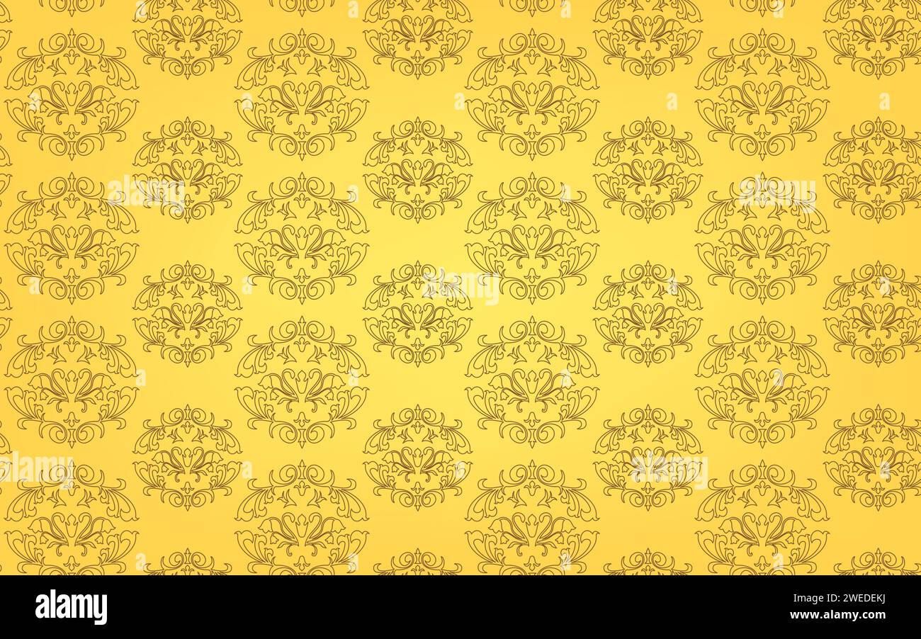Seamless Pattern Backgrounds, Islamic Damask Pattern, Vector ...