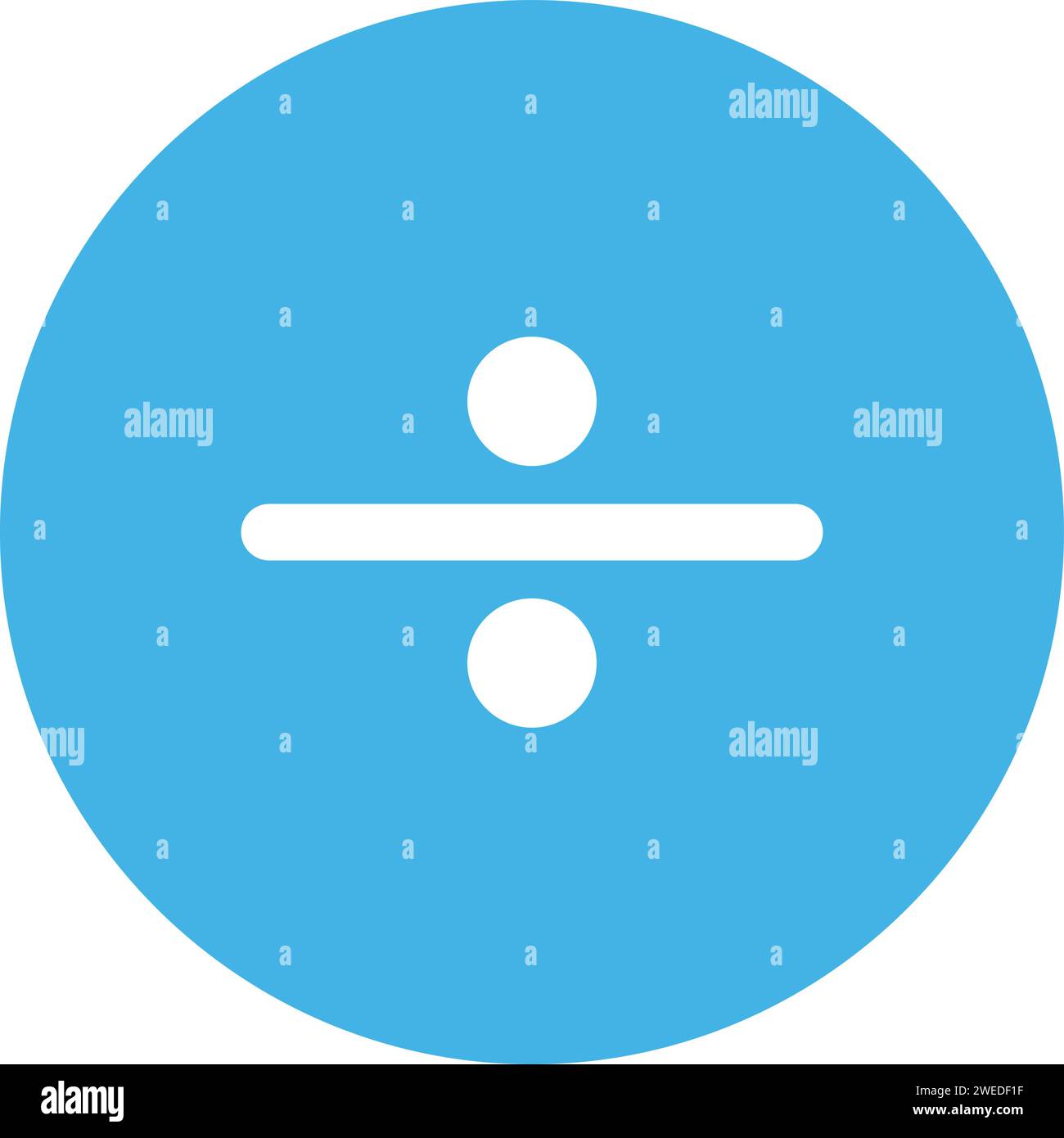 Divide icon vector image Stock Vector Image & Art - Alamy