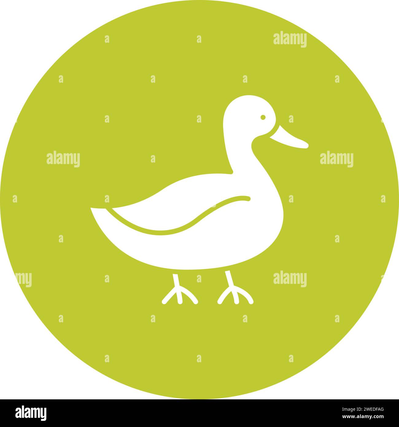 Duck icon vector image Stock Vector Image & Art - Alamy
