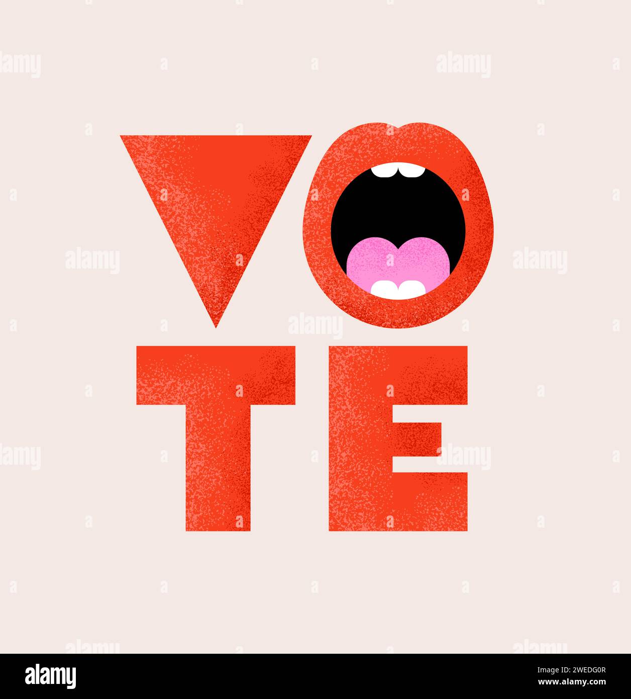 Modern style Vote, election concept design. Poster, banner and ...