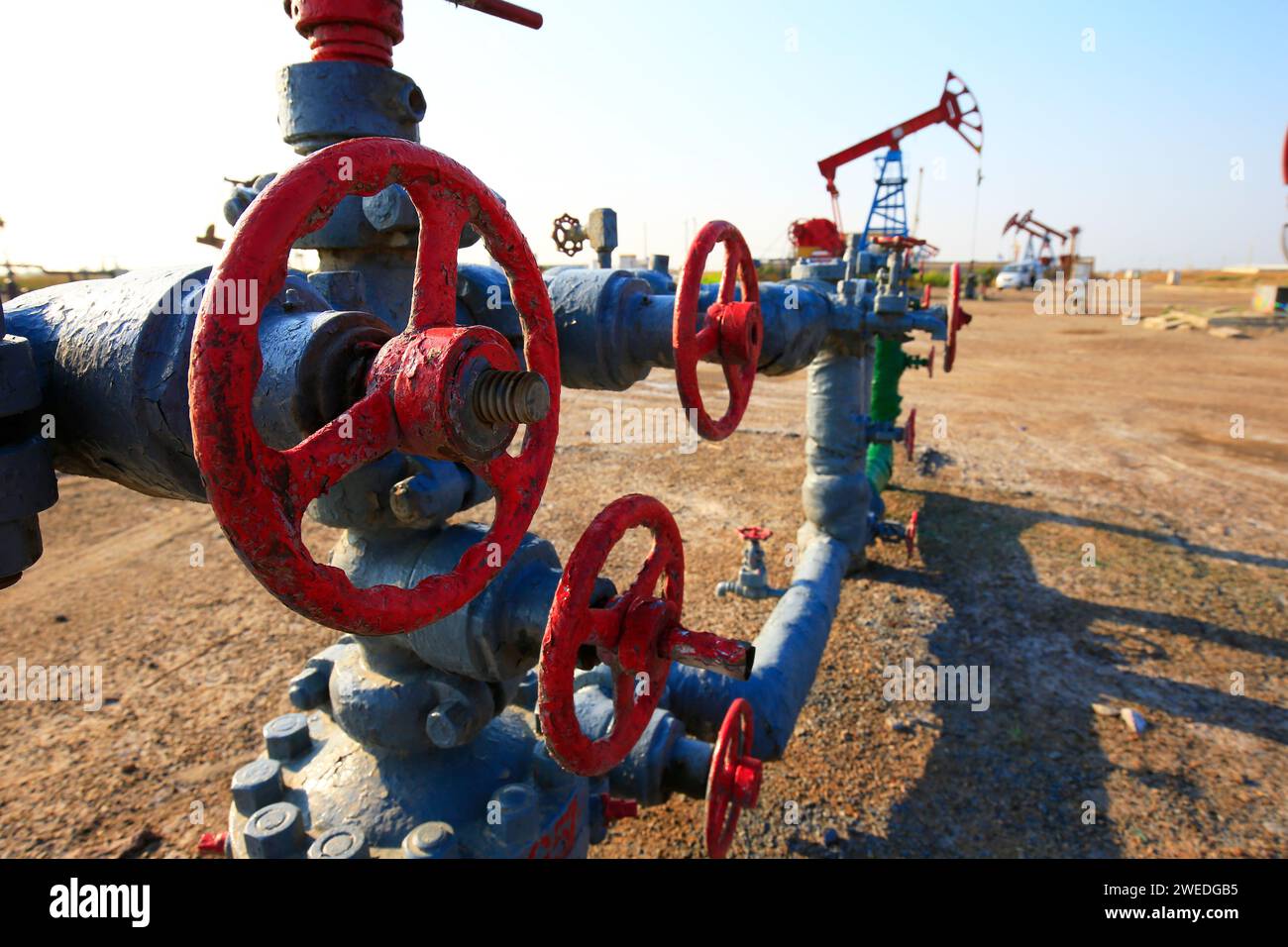 Pipes and valves Stock Photo - Alamy