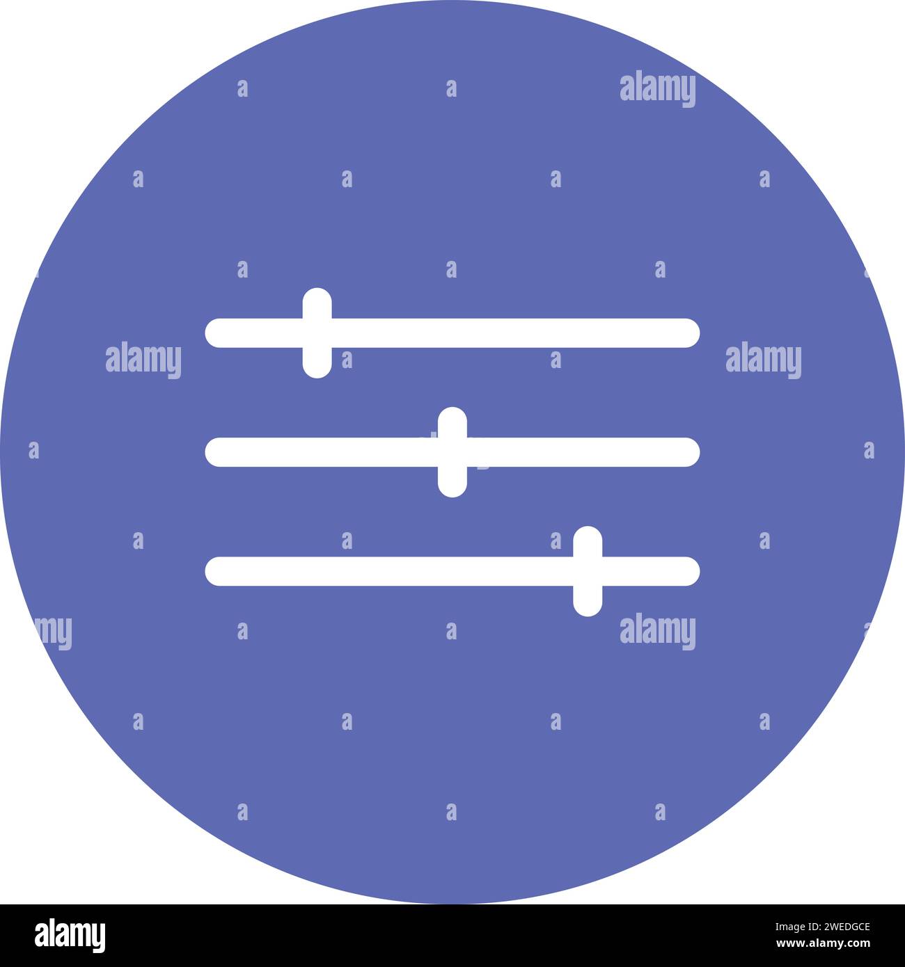 Level Slider icon vector image Stock Vector Image & Art - Alamy