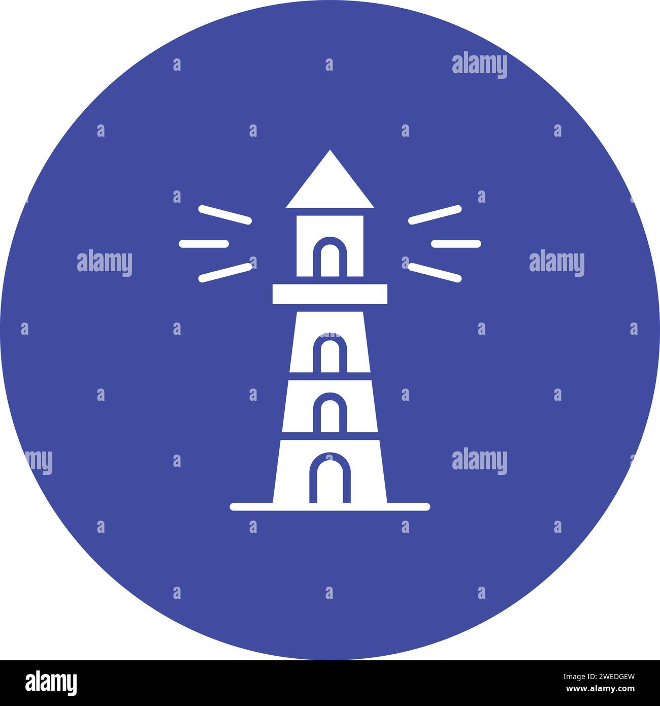 Beacon lighthouse icon outline Stock Vector Images - Alamy