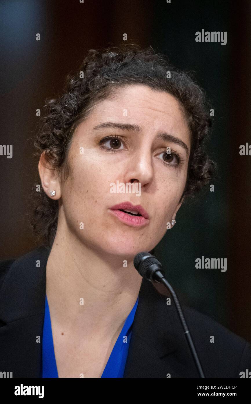 Washington, Vereinigte Staaten. 24th Jan, 2024. Rebecca Wexler ...