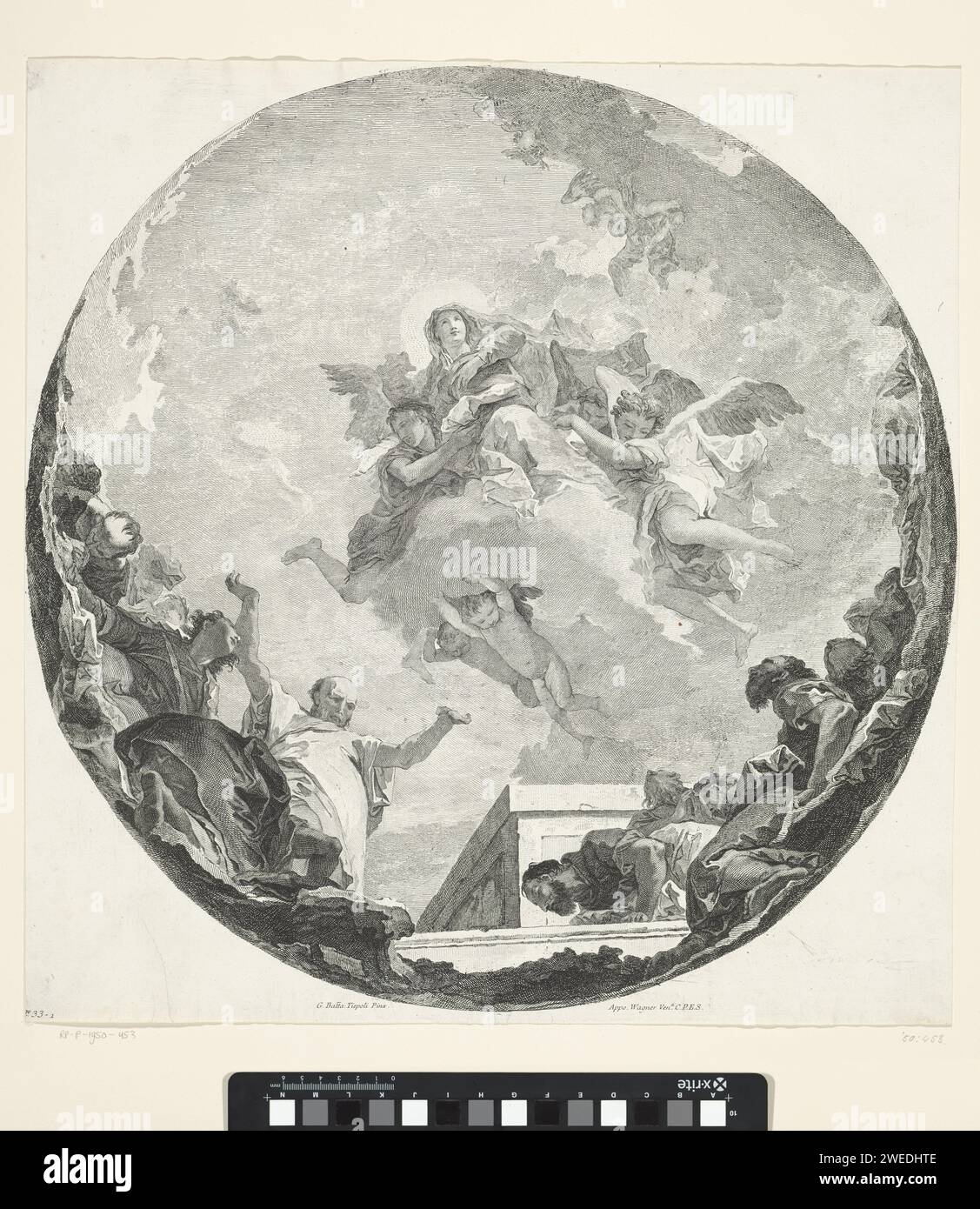 Hemelvaart Van Maria, Pietro Monaco, After Giovanni Battista Tiepolo ...