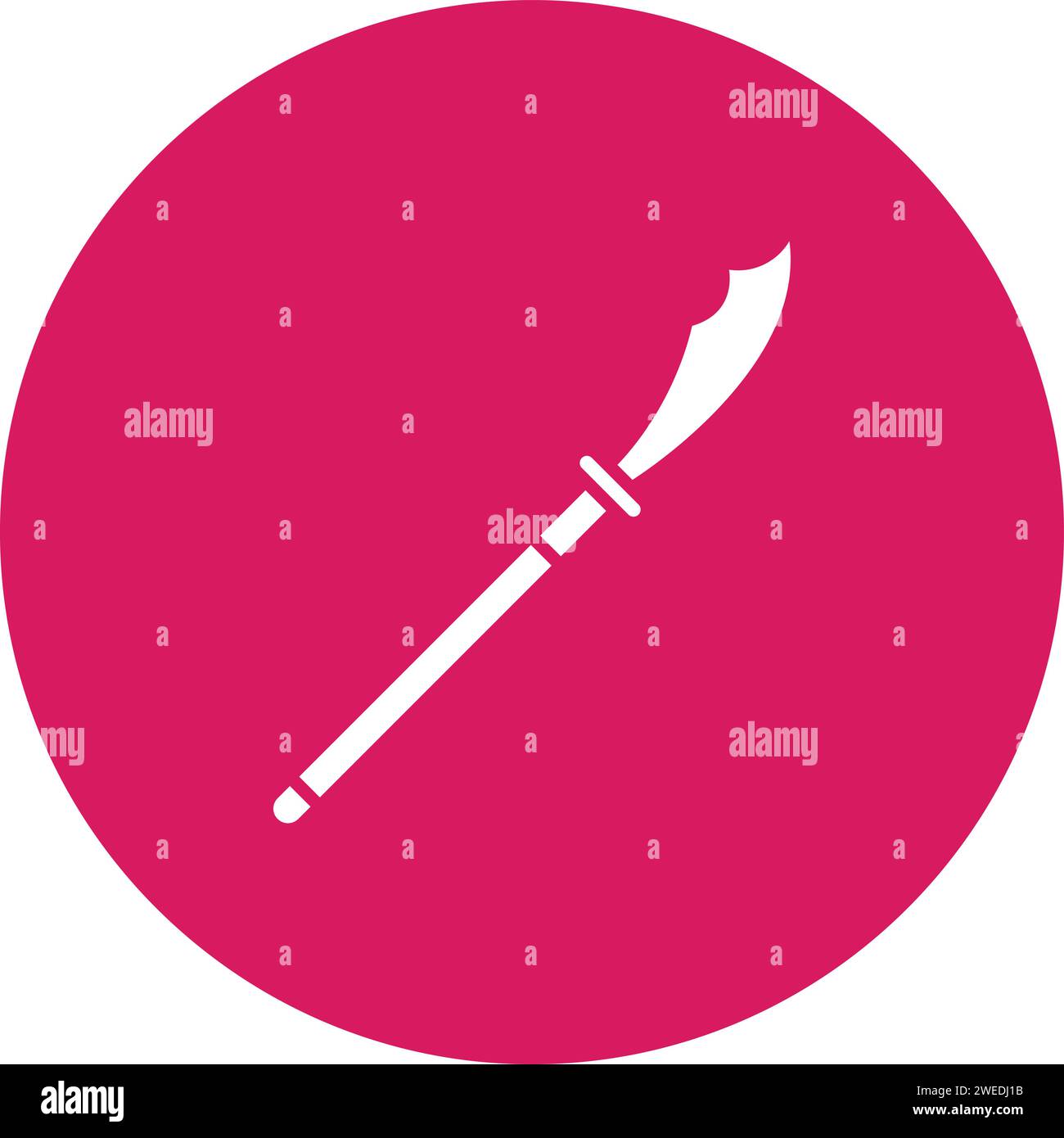 Naginata icon vector image Stock Vector Image & Art - Alamy
