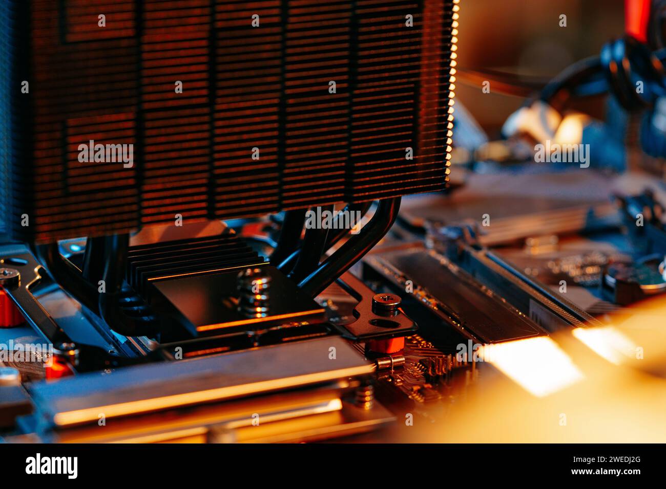 Computer part circuit board close up photo Stock Photo - Alamy