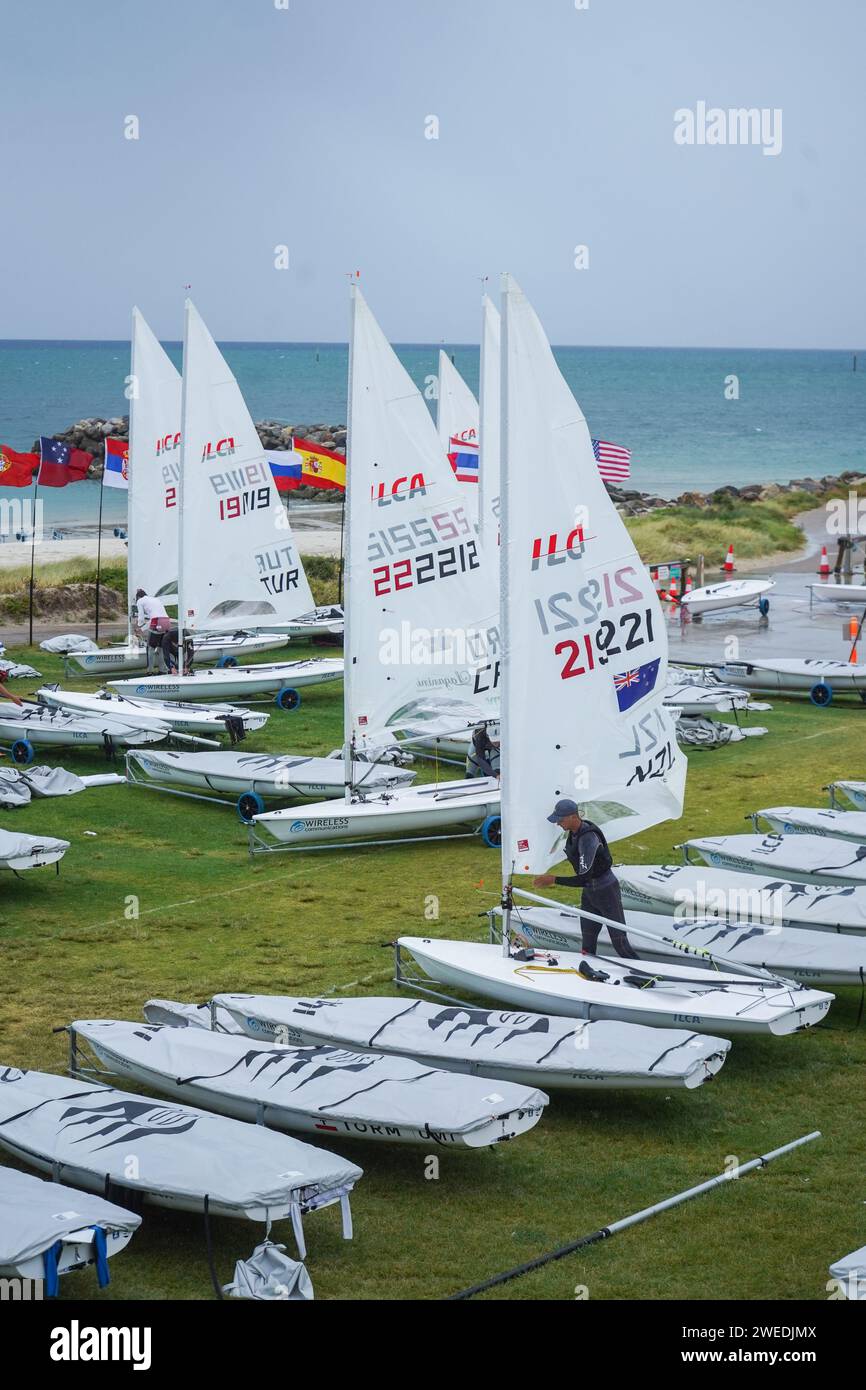 Adelaide,Australia 25 January 2024. The 2024 ILCA International Laser ...