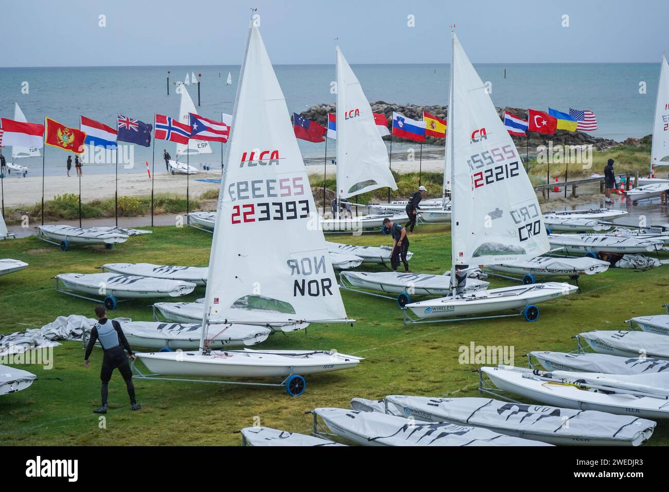Adelaide,Australia 25 January 2024. The 2024 ILCA International Laser ...