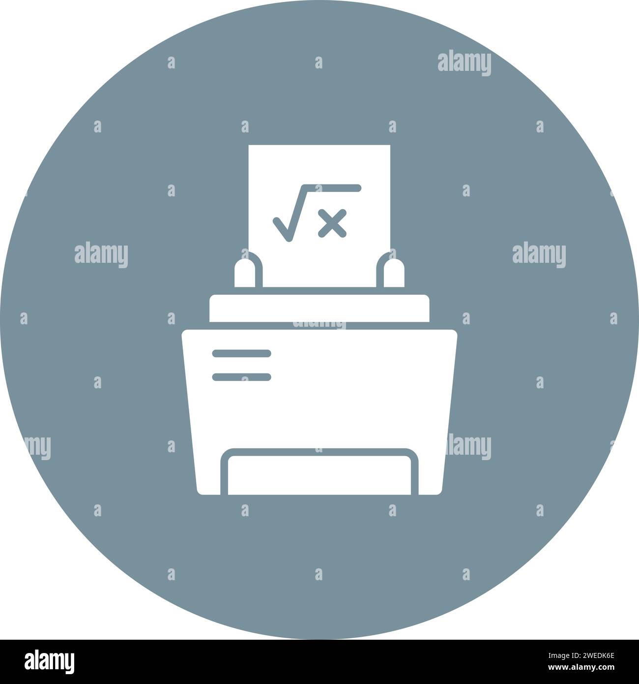 Math sheet Stock Vector Images - Alamy
