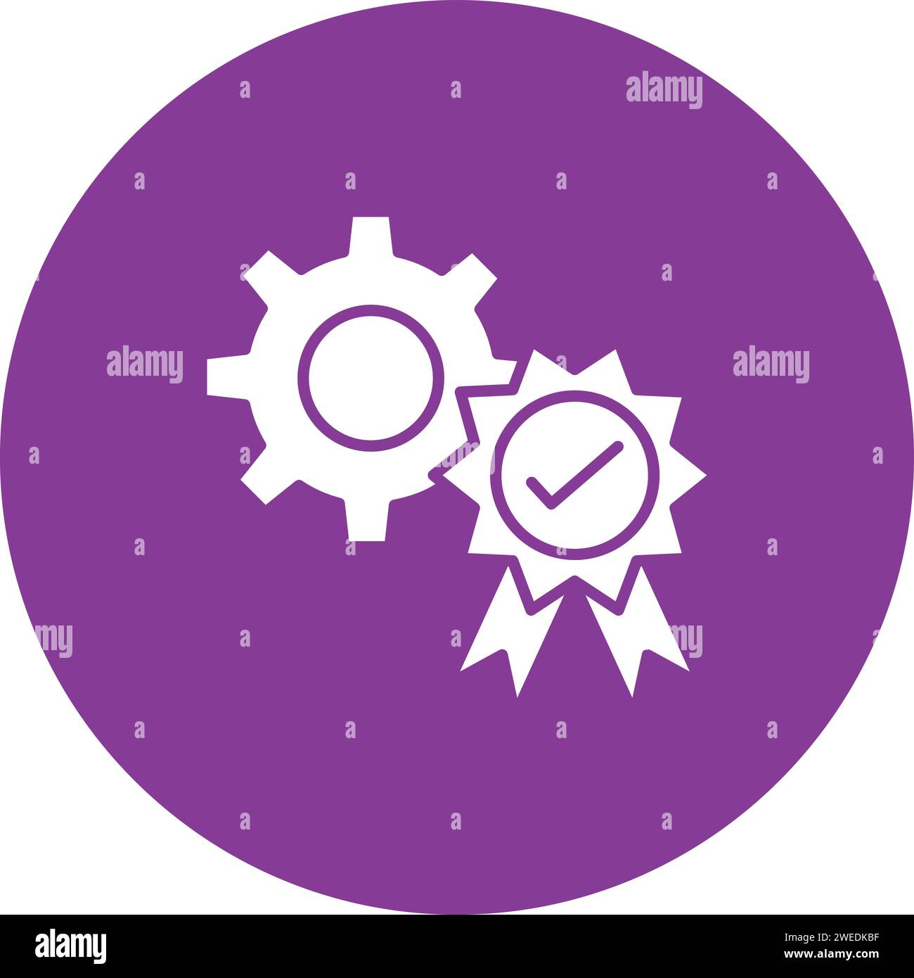 Quality Control icon vector image Stock Vector Image & Art - Alamy