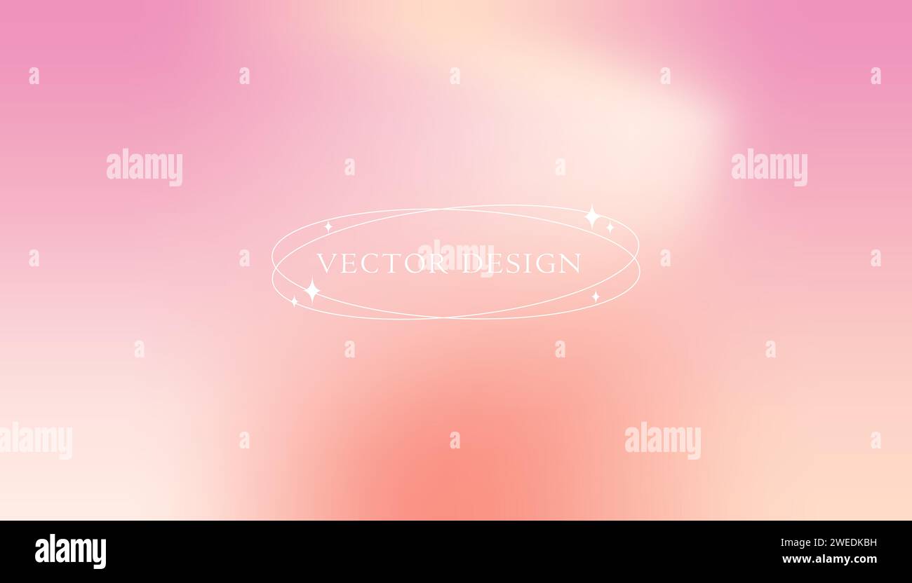 Retro Gradient Background Minimalist Vector Illustration Soft Blur Card Pastel Abstract