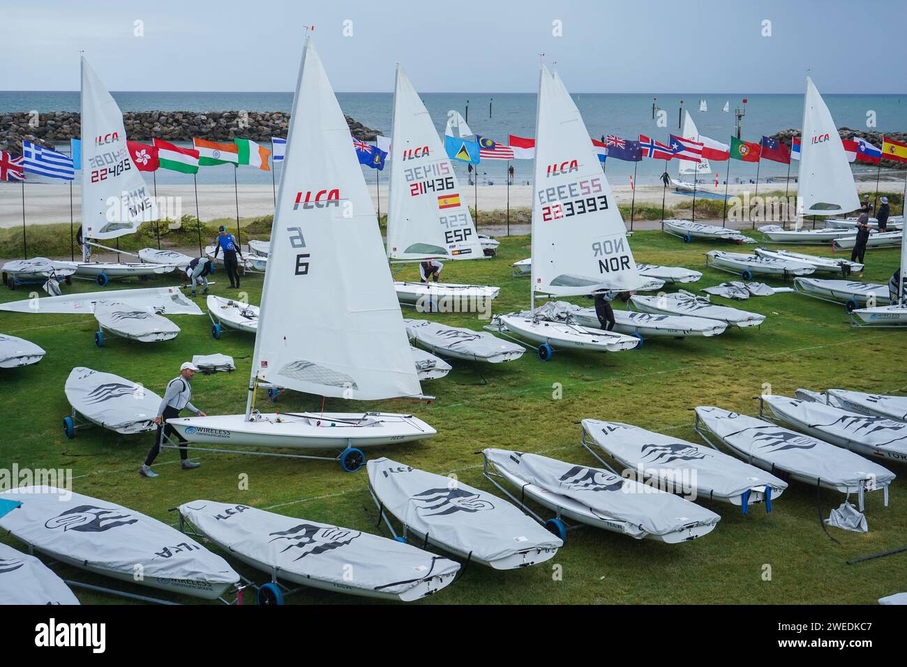 Adelaide,Australia 25 January 2024. The 2024 ILCA International Laser ...