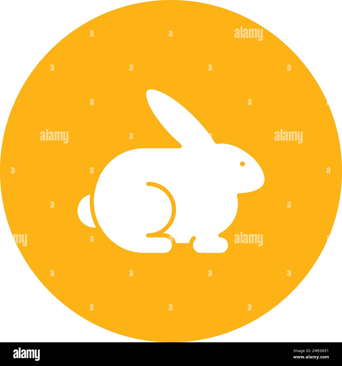 Rabbit icon vector image Stock Vector Image & Art - Alamy