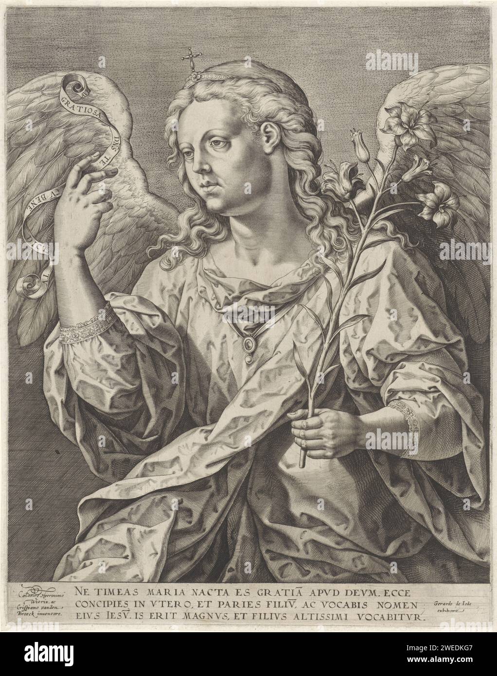 Angel gabriel holds hi-res stock photography and images - Alamy