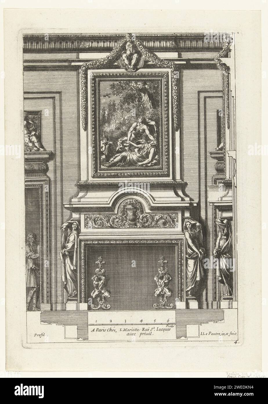 Submash with square painting, Jean Lepautre, After c. 1665 - Before ...