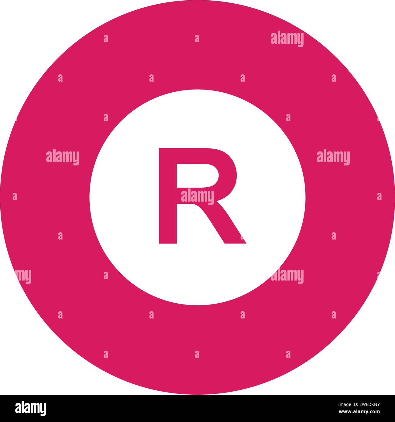 Registered icon vector image Stock Vector Image & Art - Alamy