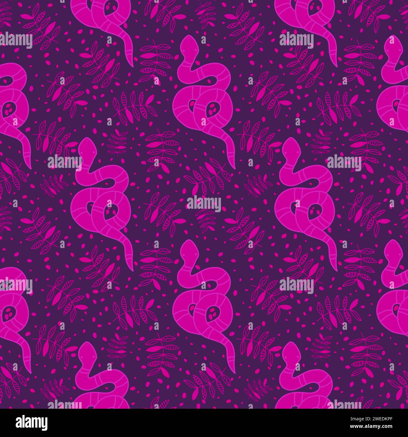 Cartoon animals seamless snakes pattern for wrapping paper and fabrics ...