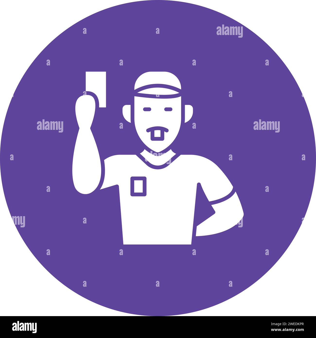 Referee icon vector image Stock Vector Image & Art - Alamy